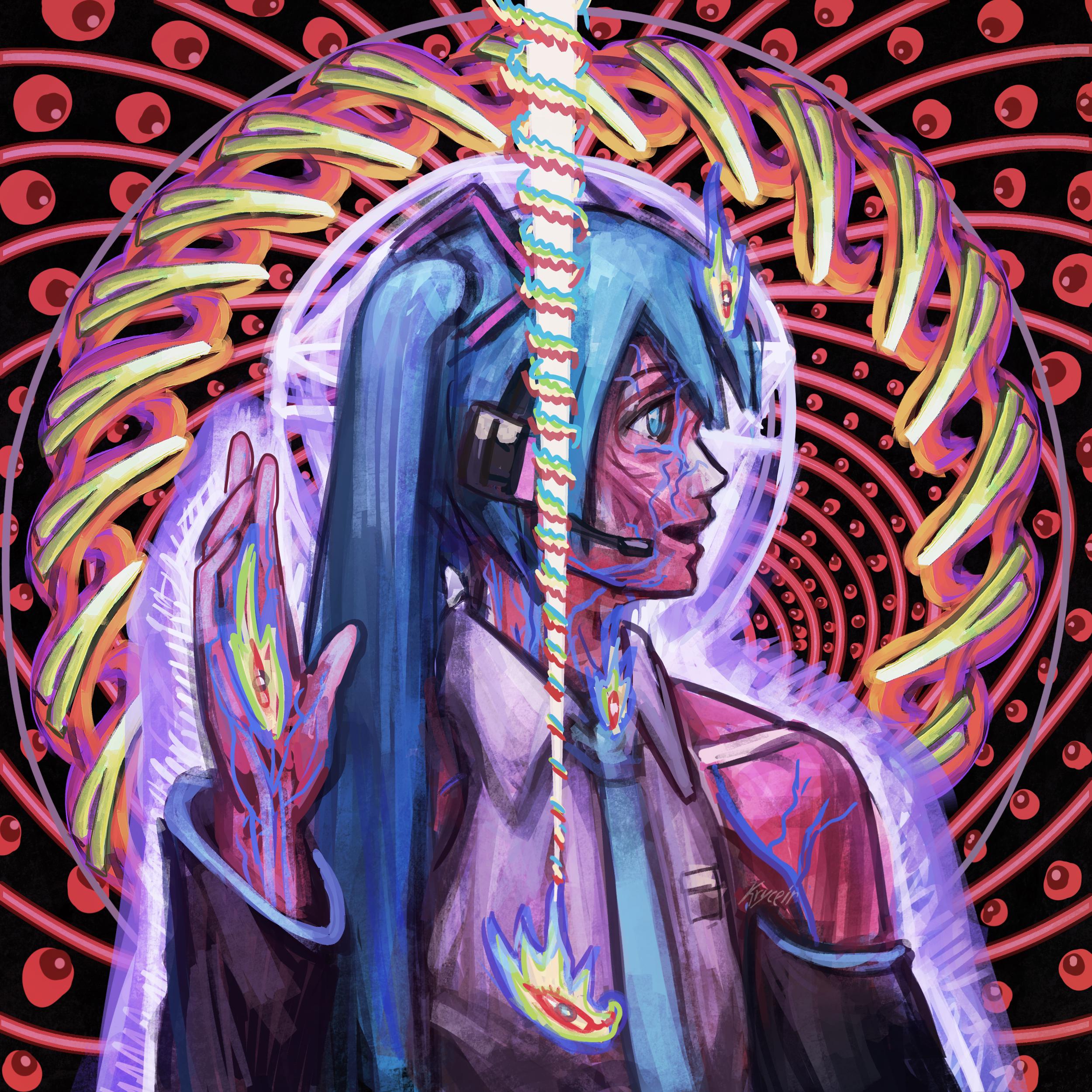 Hatsune Miku Lateralus Art Print (tool) - Etsy