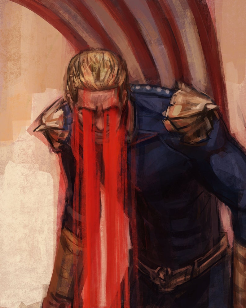 Homelander Art Print (the Boys) - Etsy