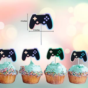 Video Game Cake Topper Gaming Topper Video Game Birthday Gaming ...