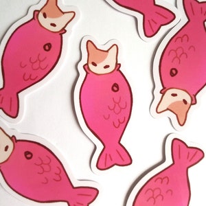 Cute Cat Stickers, Funny Vinyl Decal Set, Kawaii Stationery - Etsy Canada