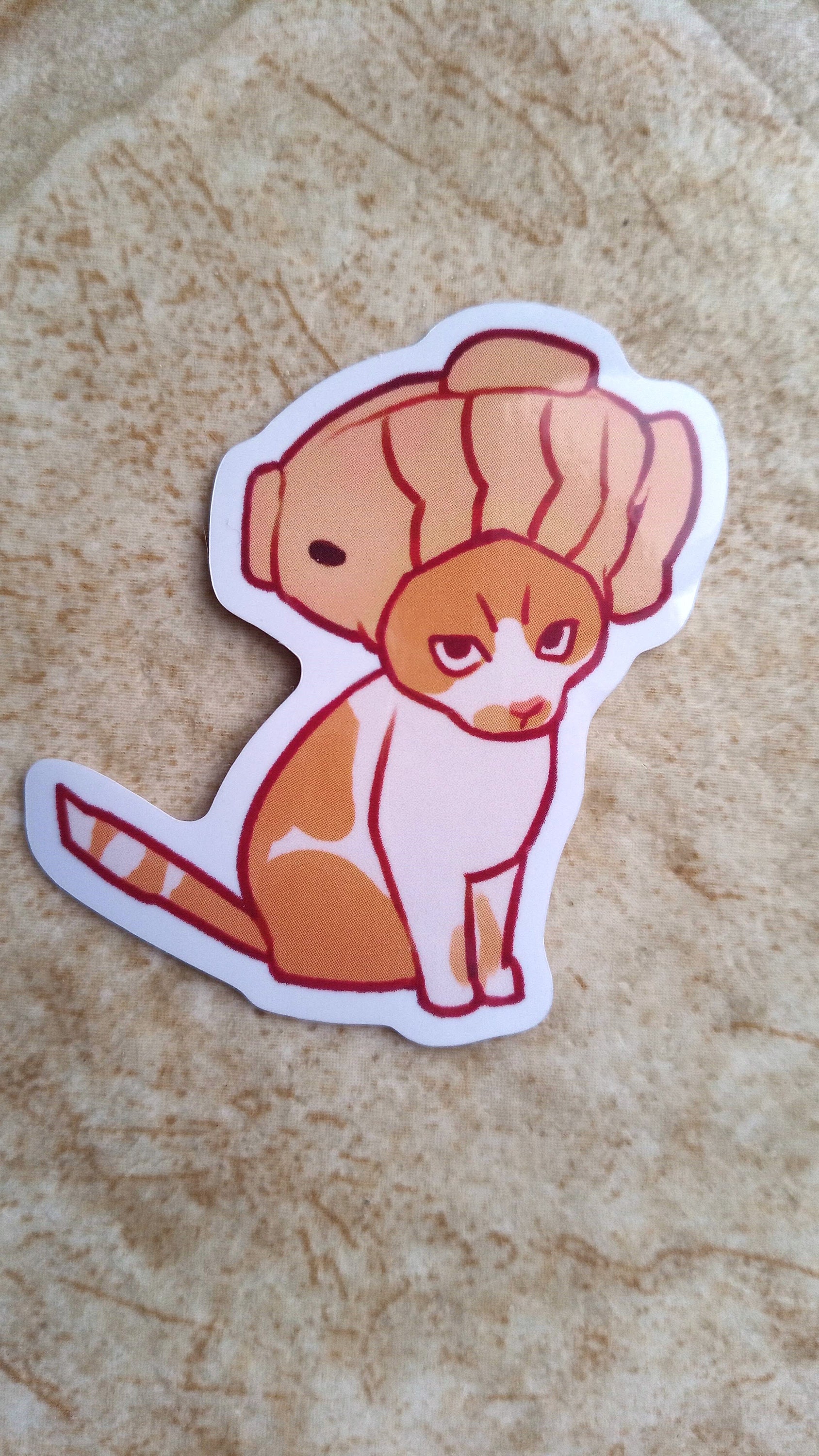 Angry Cat Sticker Cute Cat Gift for Cat Lovers - Etsy