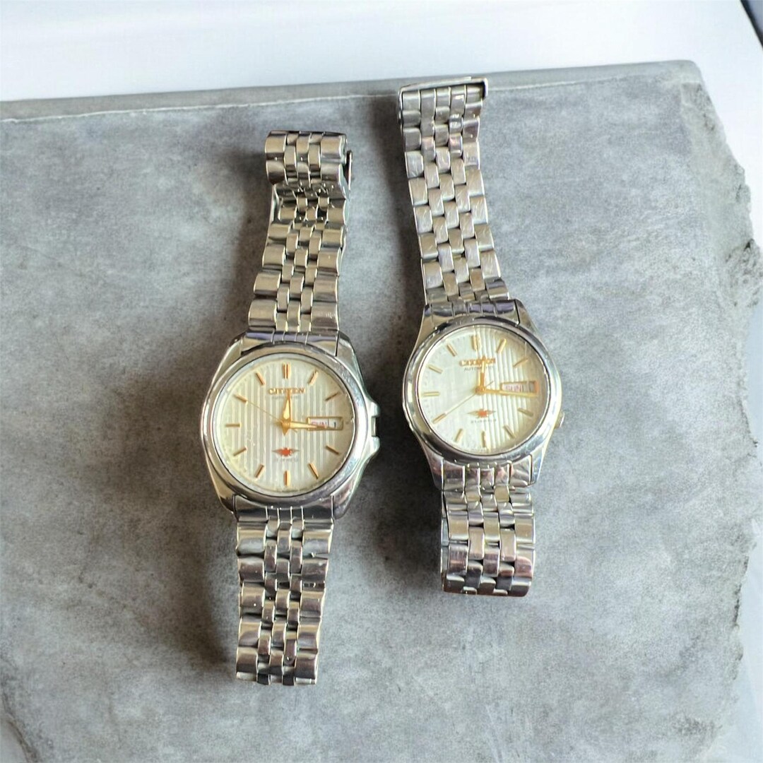 Citizen His & Hers Automatic Watch Set — 21 Jewel Pair, Day-date, Japan ...
