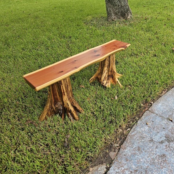 Cedar Bench - Etsy