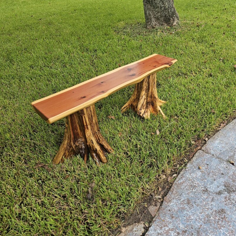 Cedar Bench - Etsy