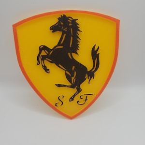 Ferrari Logo - Wall Art, Badge, Logo - Etsy