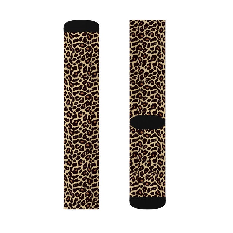 Leopard Print Socks Animal Print, Safari, Leopard Print Socks, Animal Print Socks, Trendy Socks ...