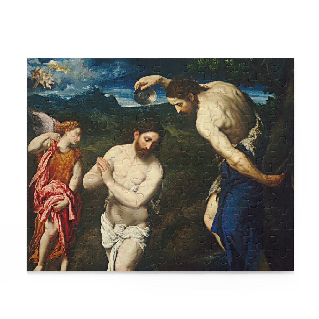 The Baptism of Christ by Paris Bordone 1535 Puzzle 120, 252, 500-piece ...