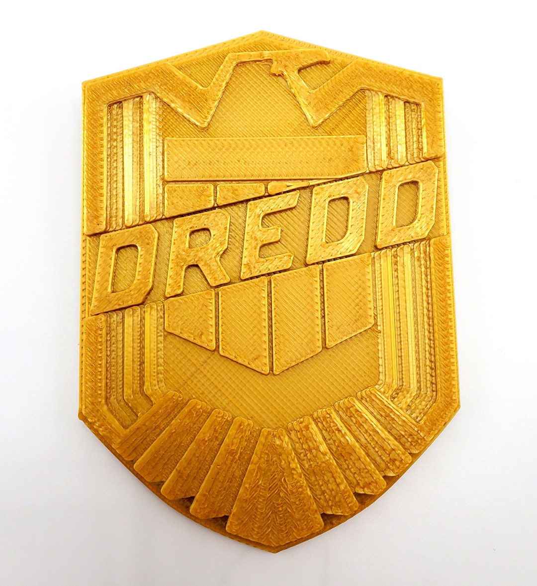Judge Dredd Badge - Prop Desk Art - Etsy