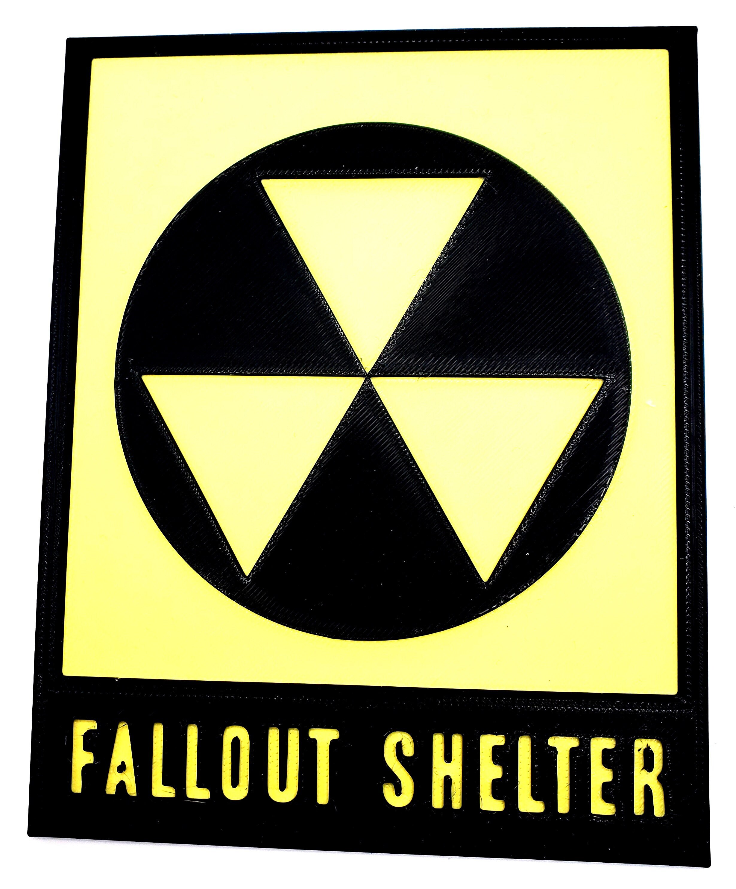 Fallout Shelter Sign Wall Art - Etsy