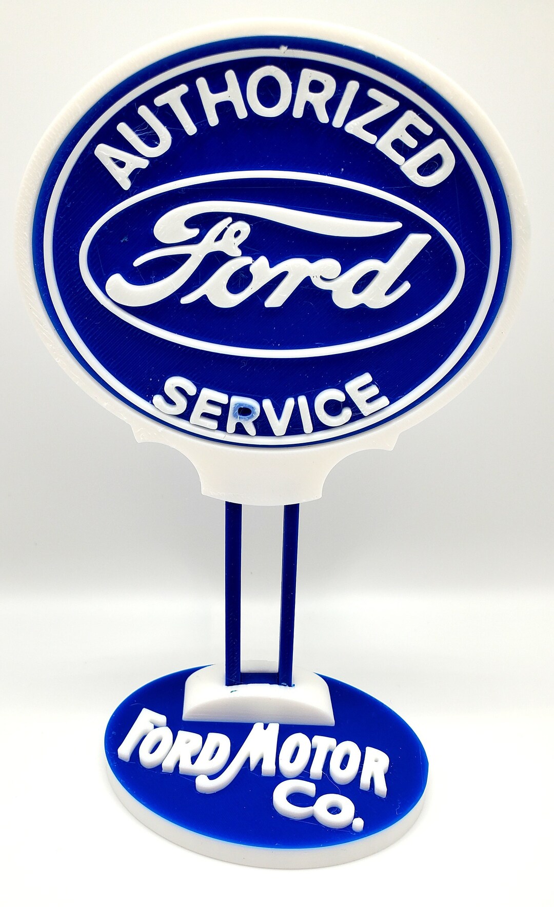 Ford Vintage Service Sign - Art Desk Table Stand - Etsy