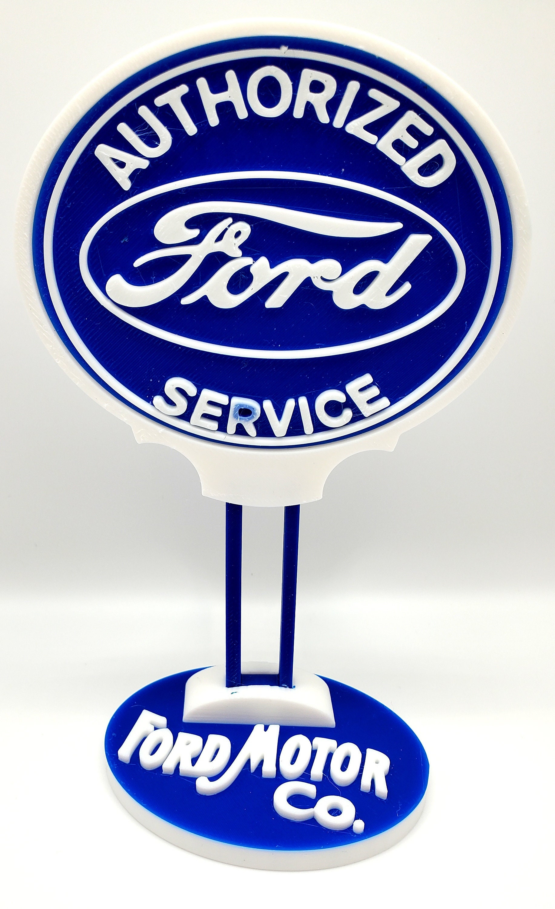 Ford Vintage Service Sign Art Desk Table Stand - Etsy