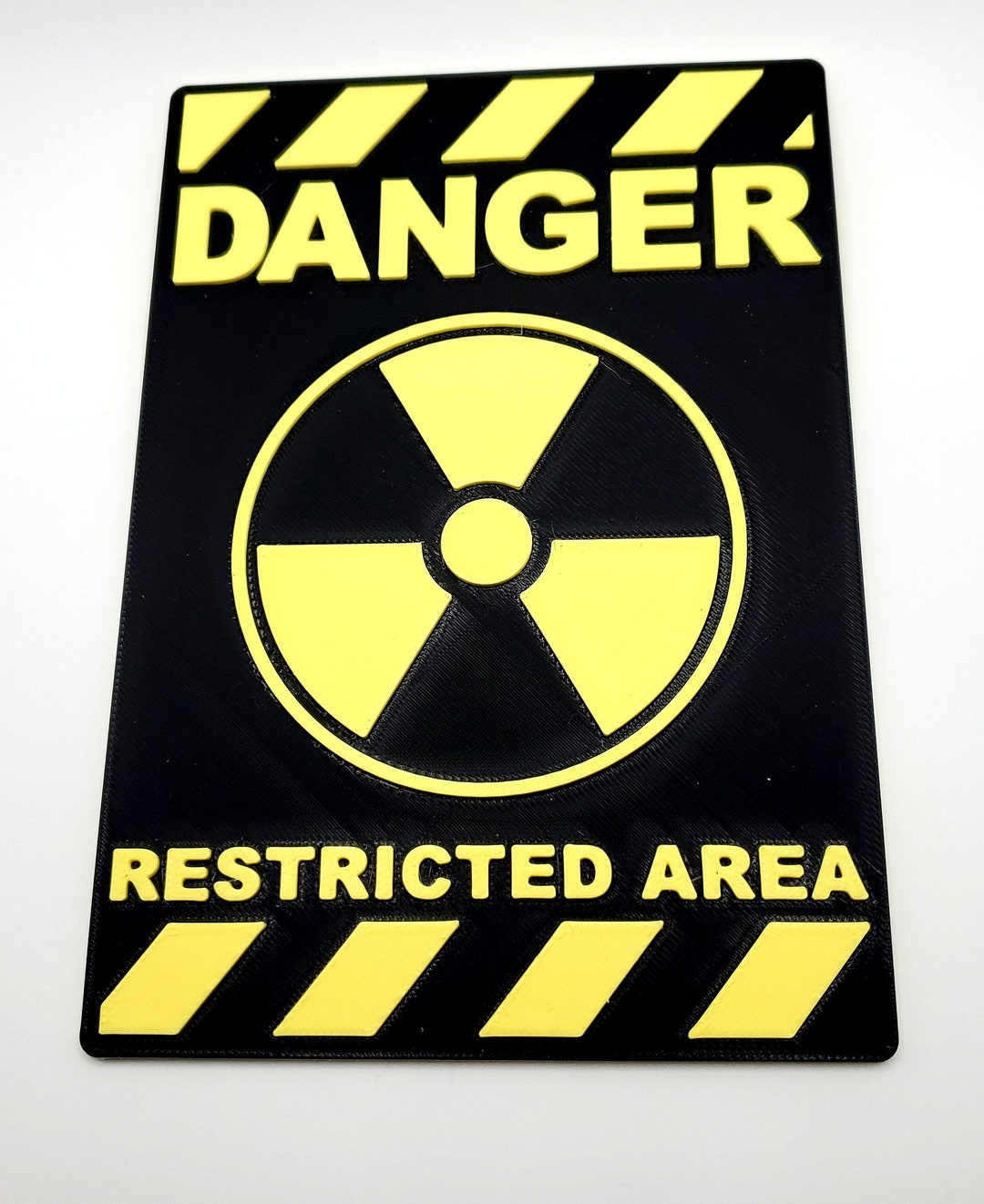 Danger Restricted Area Sign - Wall Art Decor - Etsy