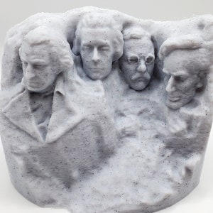 Mount Rushmore Statue - Bust Desk Art - Etsy