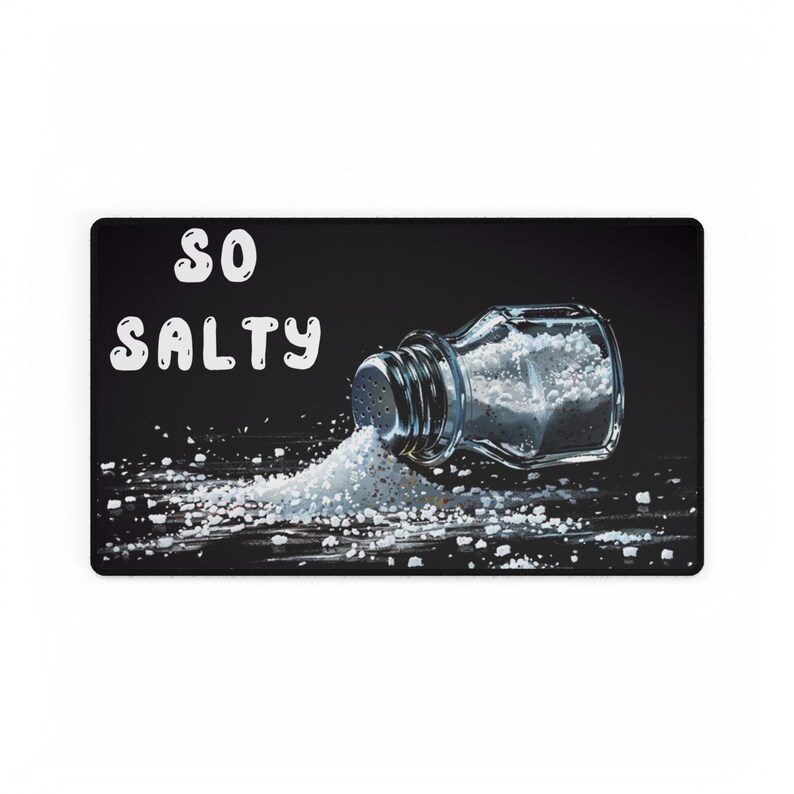 SO SALTY DESKMAT, Unique Custom Play Mat, Anime Desk Mat, Magic the ...