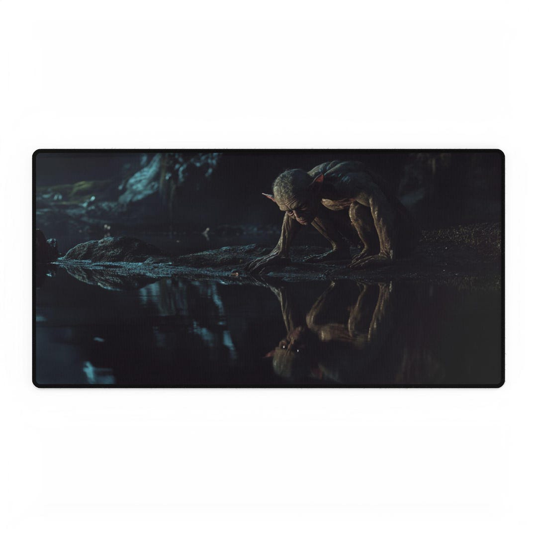 LOTR GOLLUM PLAYMAT, Smeagol Gifts, the Gathering Deskmat With Zones ...