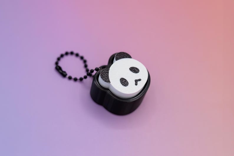 Panda Fidget Clicker Keychain | 3D Printed Panda Bear Clicky Fidget ...