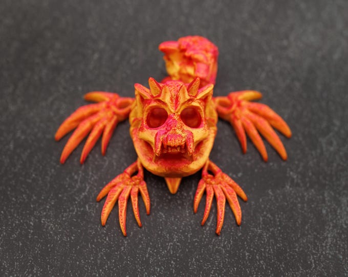 3D Printed Hollow Skeleton Turtle, Articulating Turtle Fidget, Turtle ...