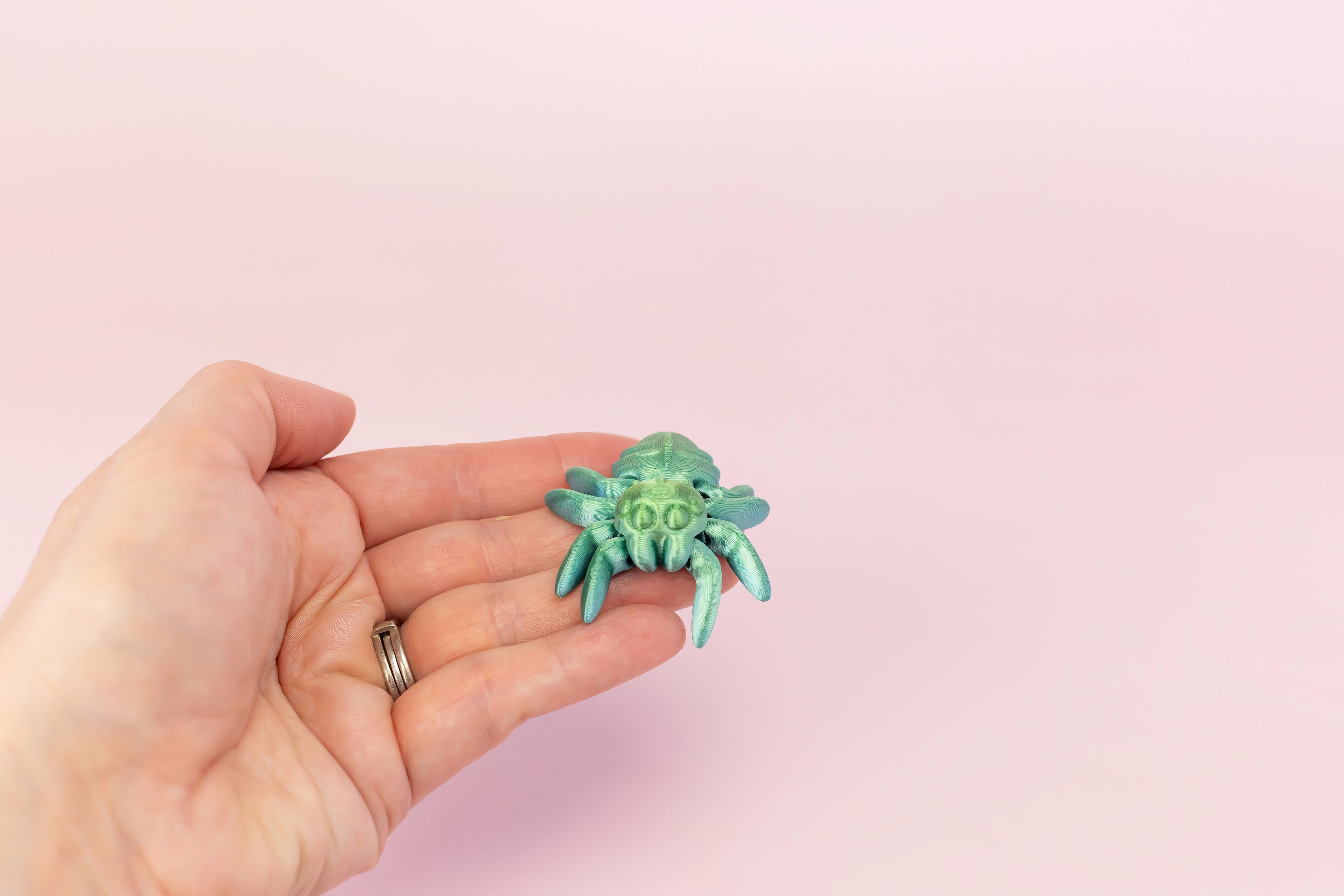 3 Pack of Spider Fidgets, 3D Printed Spiders, Articulating Spider Gift ...