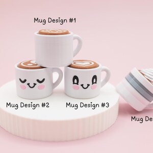 3D Printed Coffee Cup and Hot Chocolate Fidget Clicker, Cute Clicky ...
