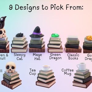 Stack of Books Fidget Clicker | 3D Printed Clicky Book Keychain ...
