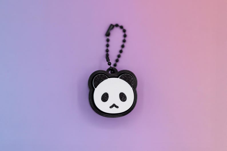 Panda Fidget Clicker Keychain | 3D Printed Panda Bear Clicky Fidget ...