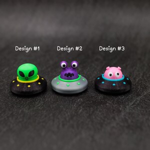 3D Printed Alien Fidget Clickers, Super Clicky UFO Fidgets With ...