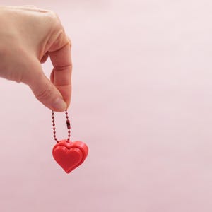 3D Printed Heart Shaped Fidget Clicker Valentines for School, Cute ...