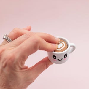 3D Printed Coffee Cup and Hot Chocolate Fidget Clicker, Cute Clicky ...