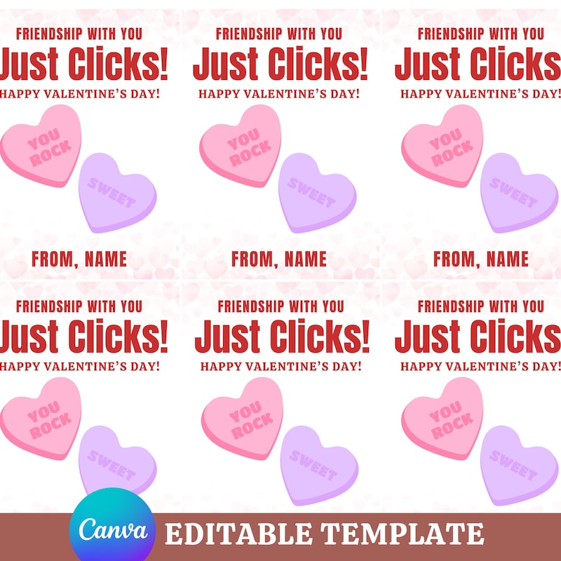 Valentine Card Clock - Etsy