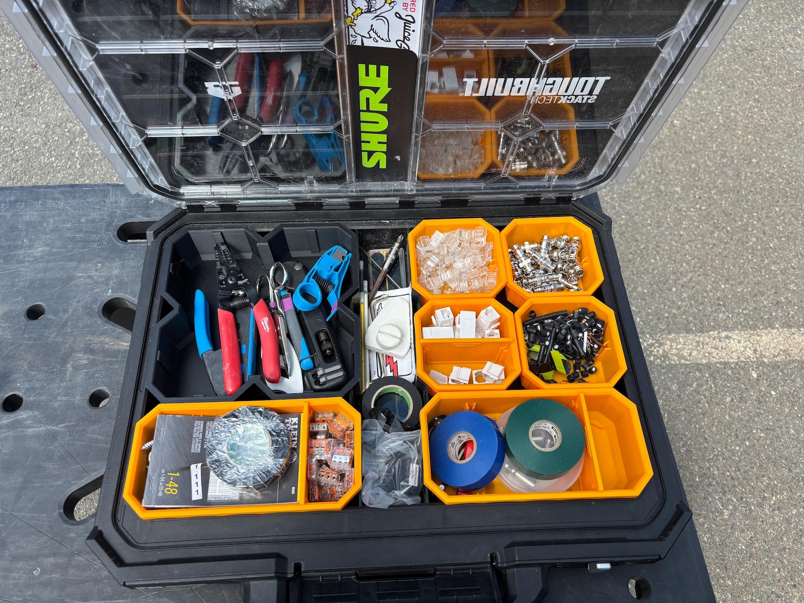 Toughbuilt Stacktech Large Compartment With Optional Foam Insert for ...