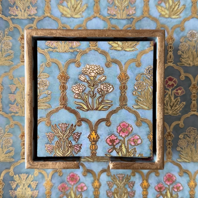 Vintage Black Glass Coaster - Etsy UK