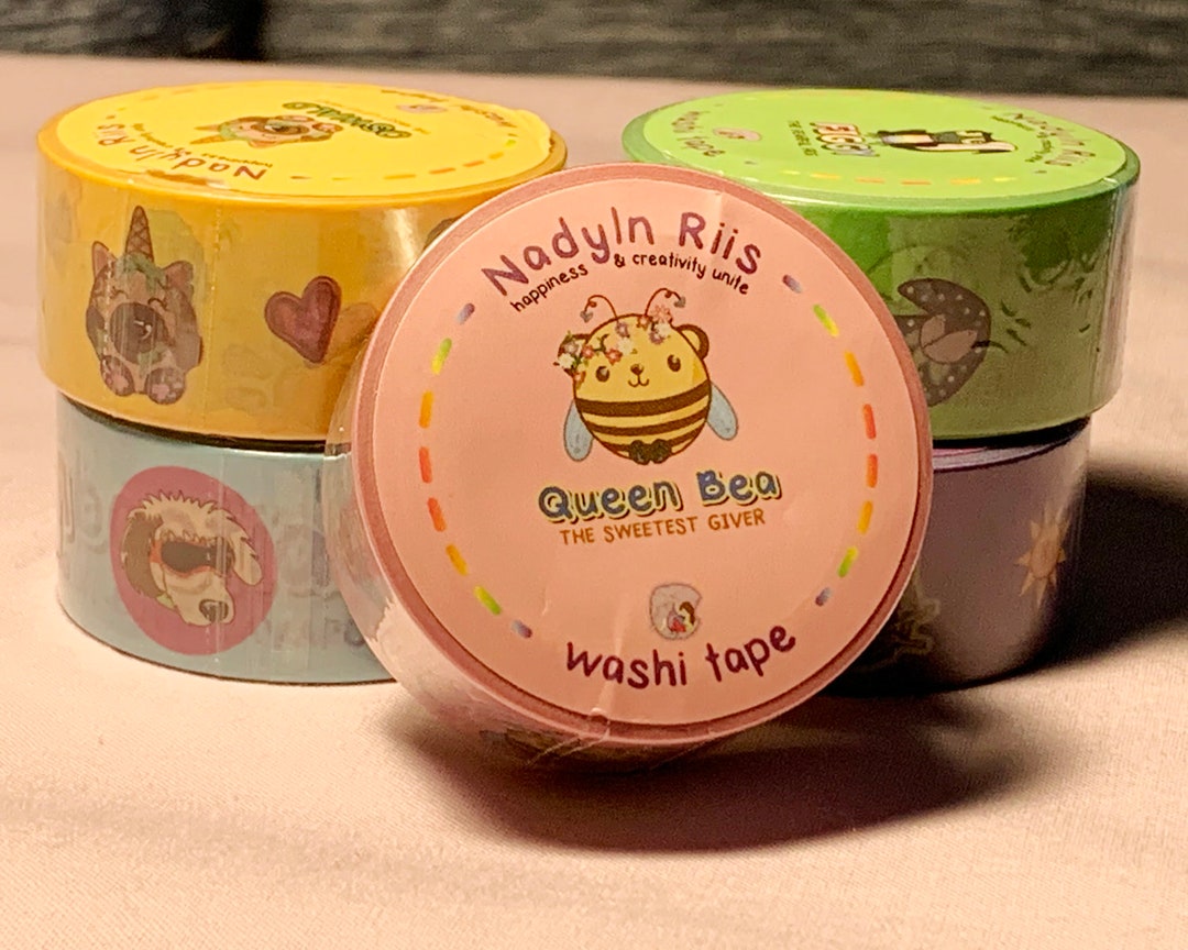 Cute Bee Washi Tape Bumblee Bee Stationary Cute Washi Tape With Bee ...