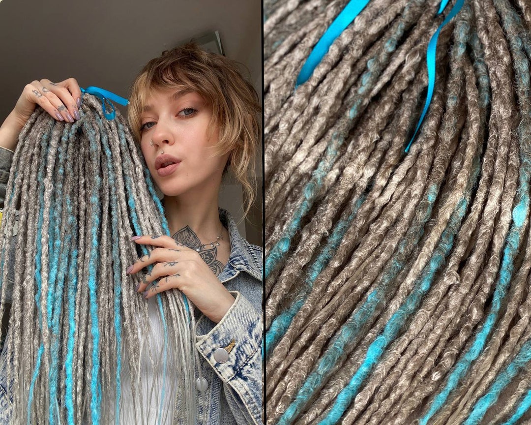 Synthetic Fake Hair Double Ended Dreadlocks Crochet Handmade Dreads ...