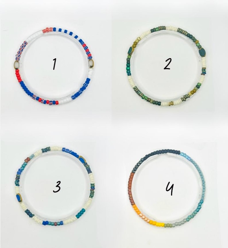 Seed Bead Bracelets: Miyuki Beads, Stretch, Stacking Bracelets - Etsy