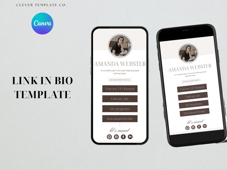 Social Media Template Bundle, Instagram Bundle, Pinterest Templates ...