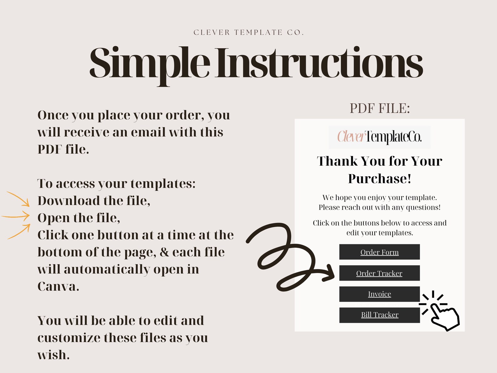 Order Form Bundle, Small Business Forms, Invoice Template, Custom Order ...