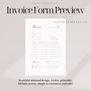 Order Form Bundle, Small Business Forms, Invoice Template, Custom Order ...