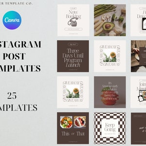 Social Media Template Bundle, Instagram Bundle, Pinterest Templates ...