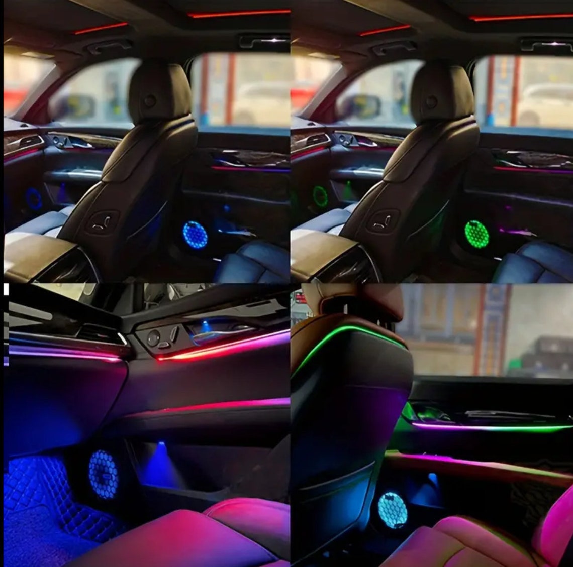 18 in 1 Full LED Car Interior Symphony Multicolour Ambient Lights RGB ...
