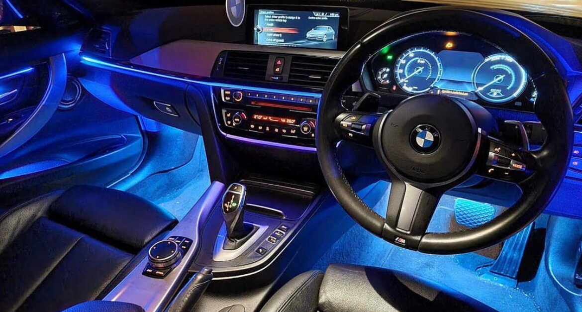 18 in 1 Full LED Car Interior Symphony Multicolour Ambient Lights RGB ...