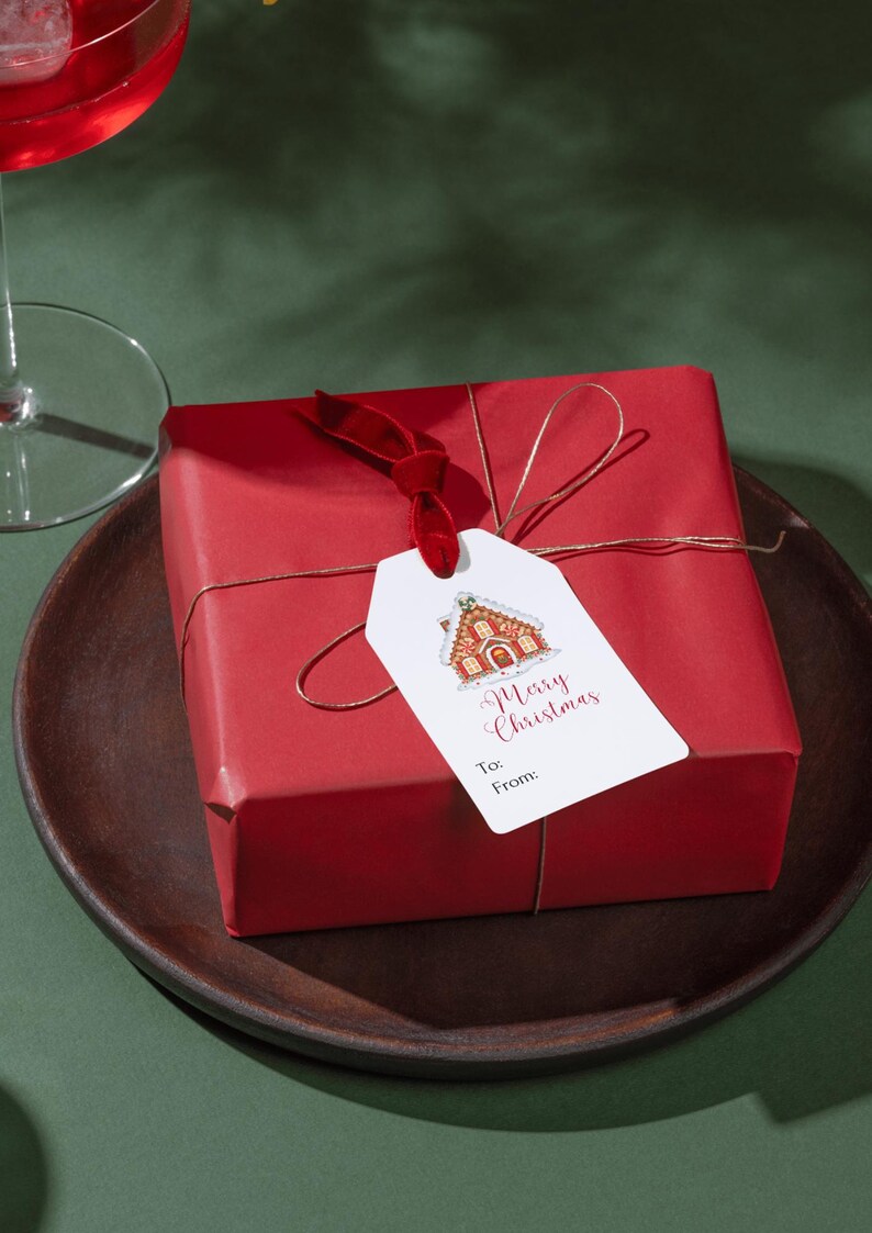 Christmas Gift Tags Printable Holiday Tags Instant Download Merry ...