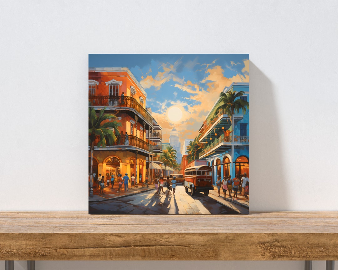 Nassau Bahamas Art Print, Watercolor, Canvas Art, Travel Print, Wall ...