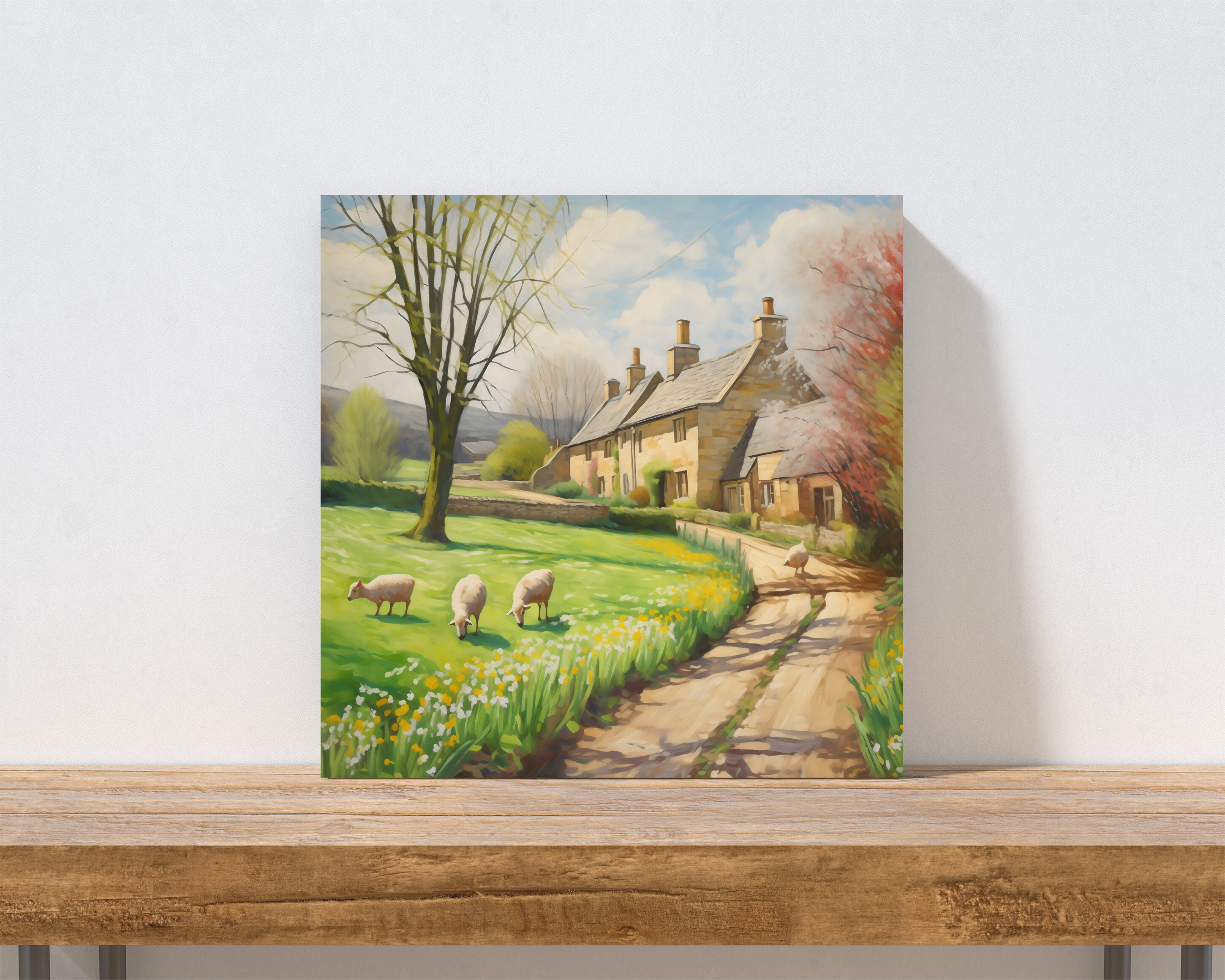 Cotswold Art Print, Watercolor, Canvas Art, Travel Print, Wall Art ...