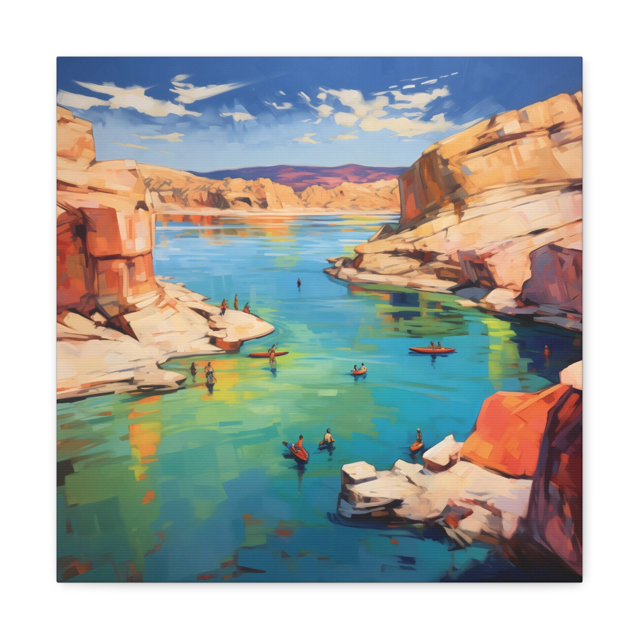 Lake Havasu Arizona Art Print, Watercolor, Canvas Art, Travel Print ...