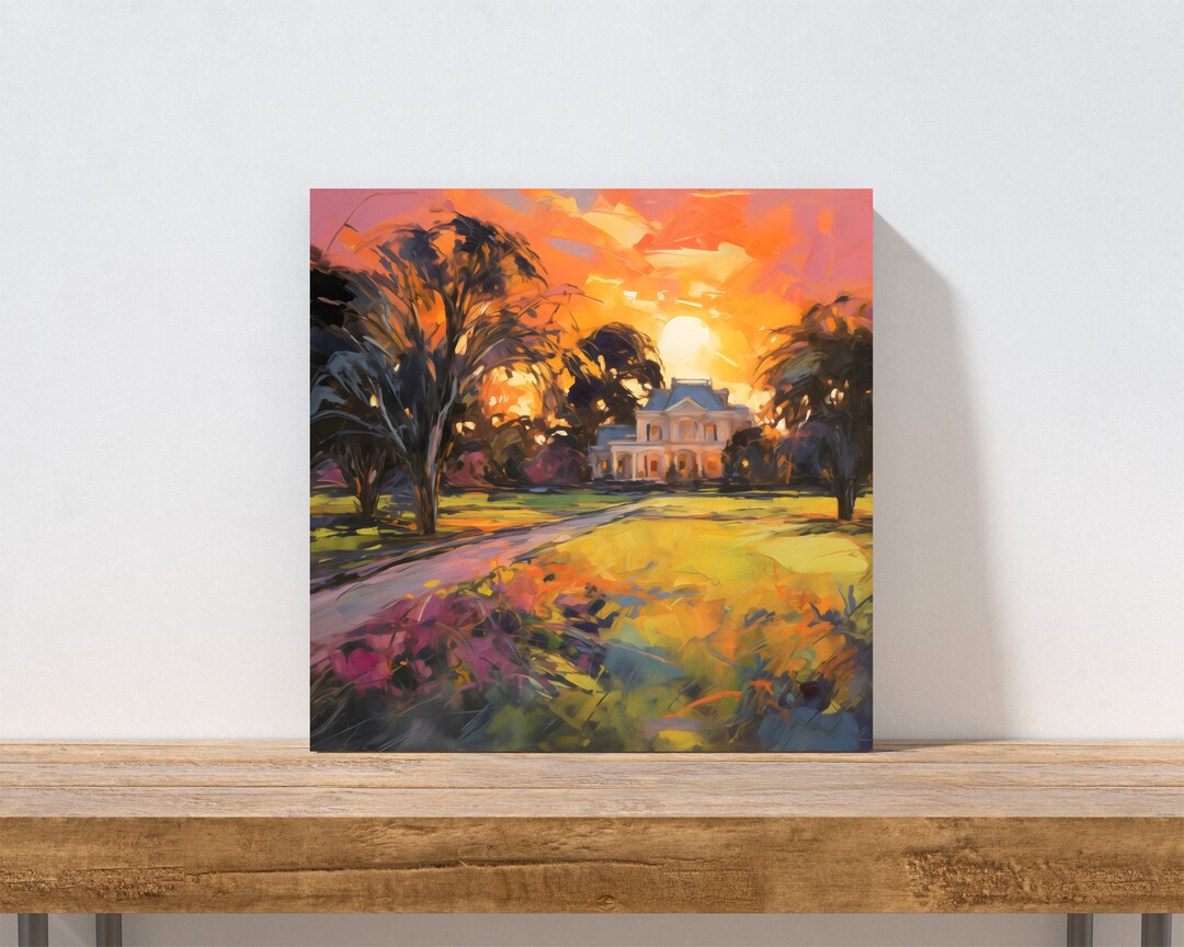 Baton Rouge Louisiana Art Print, Watercolor, Canvas Art, Travel Print ...