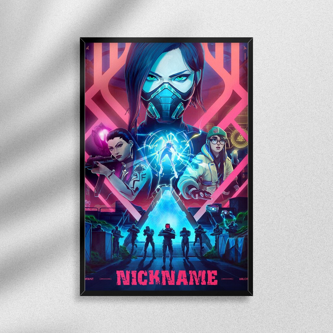 Custom Valorant Agent Poster: Personalized Game Art (digital Download ...