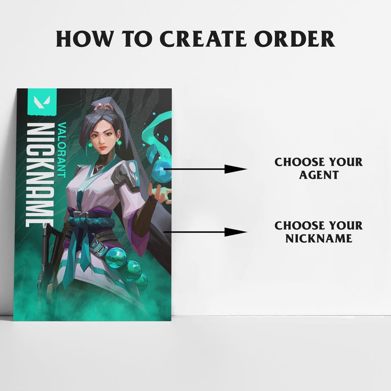 Personalized Valorant Poster: Custom Gaming Art (digital Download) - Etsy