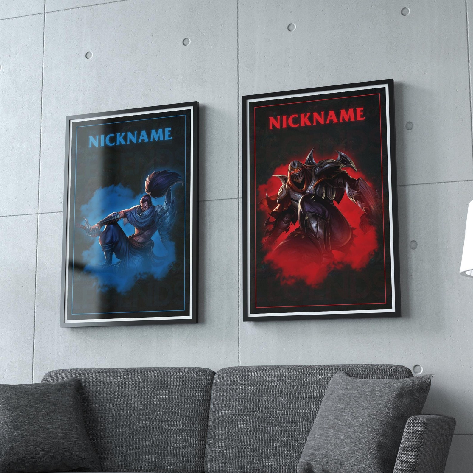 Custom League of Legends Poster, Digital Game Poster, Lol Poster ...