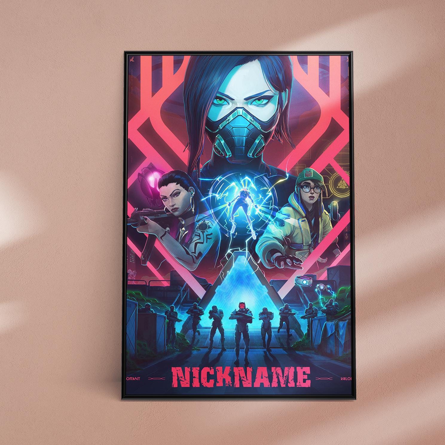 Custom Valorant Agent Poster: Personalized Game Art (digital Download ...