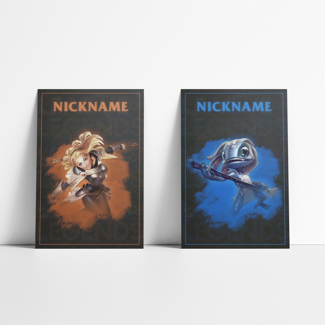 Custom League of Legends Poster, Digital Game Poster, Lol Poster ...